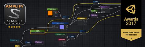 Best Tool Asset Store Award Amplify Shader Editor Node Based Shader Creation Tool