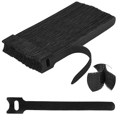 100 Bridas Para Cables Reutilizables Con Velcro Correa Para Cable