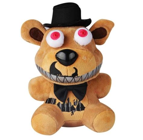 Мяка іграшка плюшева Five Nights At Freddys Кошмарний Фредді 18 см 5 п