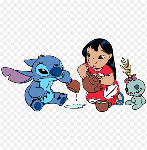 Cute Stitch With Scrump
