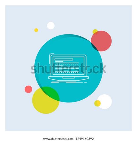 Code Coding Computer Monoblock Laptop White Stock Vector Royalty Free 1249160392 Shutterstock