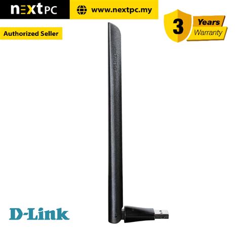 Ready Stock D Link Wireless Ac High Gain Usb Adapter With External Antenna Year