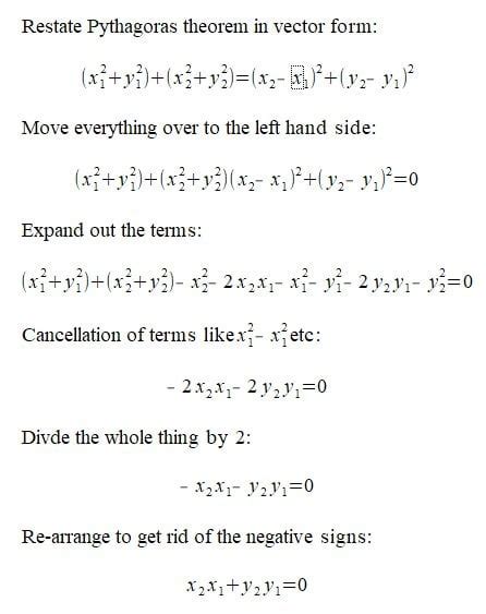 Pythagoras Theorem And The Dot Product For Game Developers Programming Blog R Gamedev
