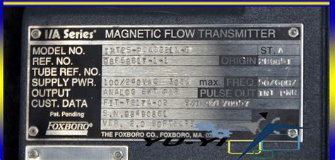 Foxboro IA Series IMT25 Magnetic Flow Transmitter IMT25 PDADB21N B PLC DCS SERVO Control MOTOR