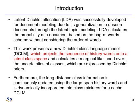 Ppt Dirichlet Class Language Models For Speech Recognition Powerpoint