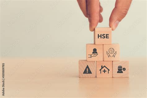 Hse Health Safety Environment Concept Environmental Management Health Protection And