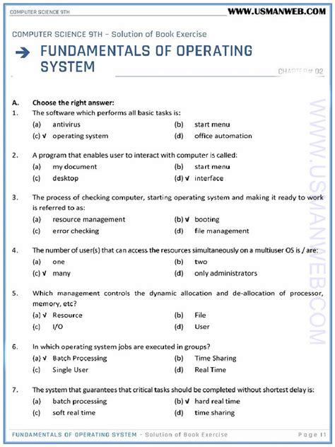 9th computer ch 2 exercise notes pdf