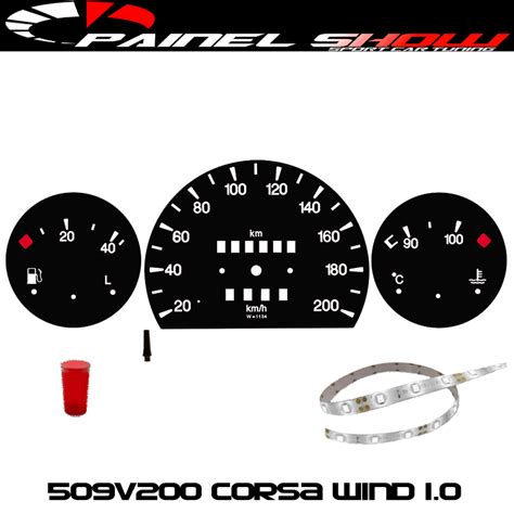 Corsa Wind 10 509v200 Sem Rpm Acetato Translucido Painel Show Painel