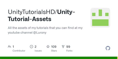 GitHub UnityTutorialsHD Unity Tutorial Assets All The Assets Of My Tutorials That You Can