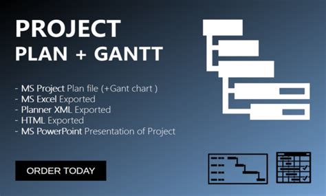 create gantt wbs you get ms project ms excel html planner xml files by