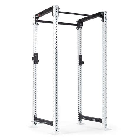 Titan Fitness Titan Series 100 White Bolt Down Power Rack 36 Depth Rackable 2000 Lb Cage 1