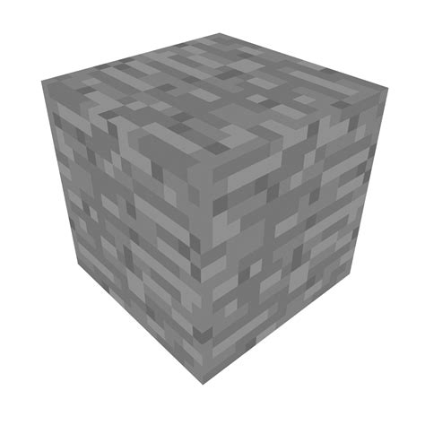 3d Model Minecraft Stone Block Model Low Poly 3d Model Vr Ar Low