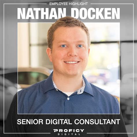 Proficy Digital Inc On Linkedin Meet Nathan Docken Our Newest Senior Digital Consultant A