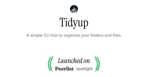 Tidyup Peerlist