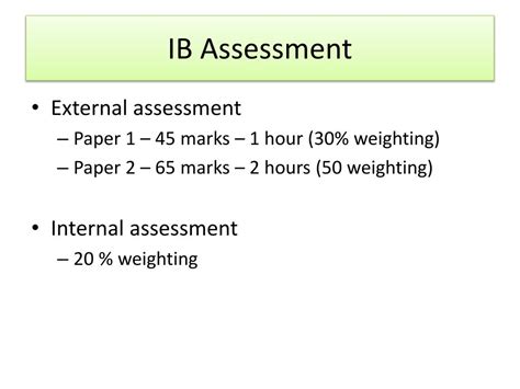 PPT IB Assessment PowerPoint Presentation Free Download ID 2453066