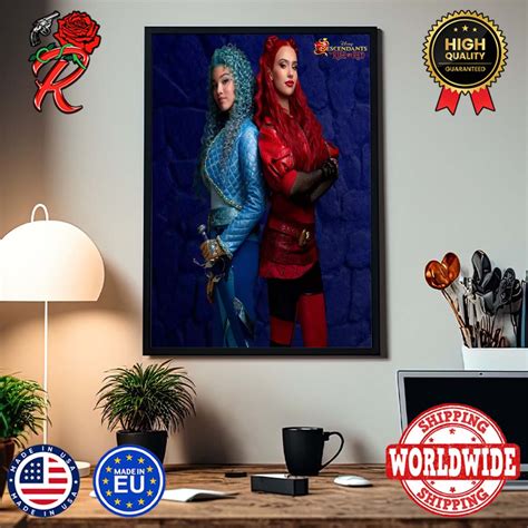 Descendants The Rise Of Red Chloe And Red Official Character Poster