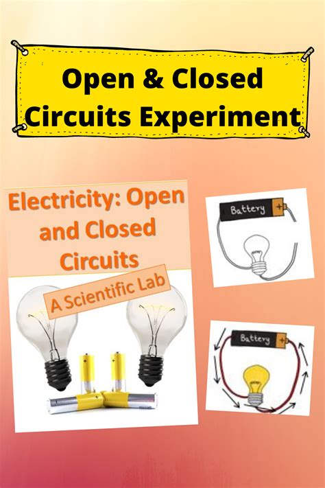 open and closed circuits electricity lab for 4th and 5th grade science