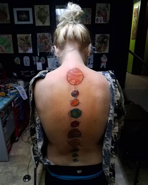 Solar System Tattoo