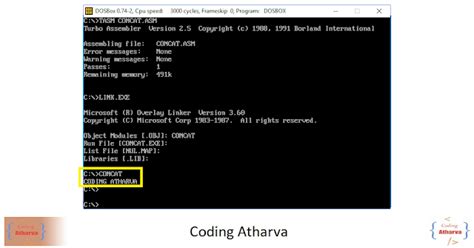 56 Program To Concatenate Two String In 8086 Microprocessor ~ Coding Atharva