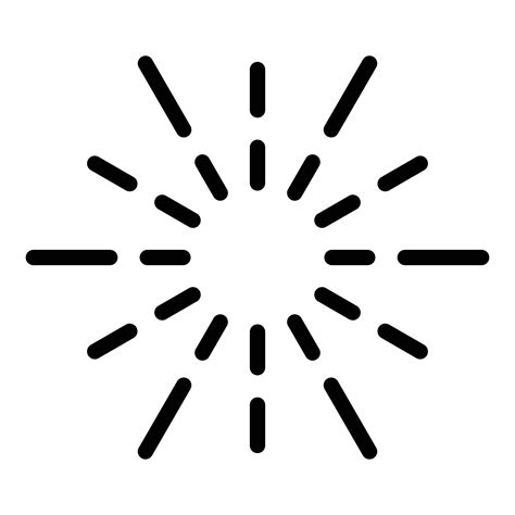 Firework Icon Outline Style 15602546 Vector Art At Vecteezy