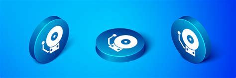 파란색 배경에 격리된 등색 링링 알람 아이콘입니다 화재 경보 시스템 서비스 벨 핸드벨 기호 알림 기호 파란색 원 버튼입니다 벡터 3차원 형태에 대한 스톡 벡터 아트 및 기타