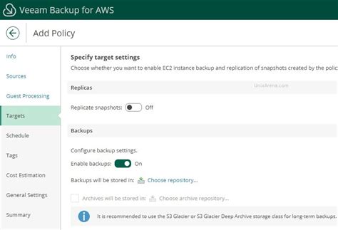 Veeam Backup For Aws Create The Ec2 Backup Policy Unixarena