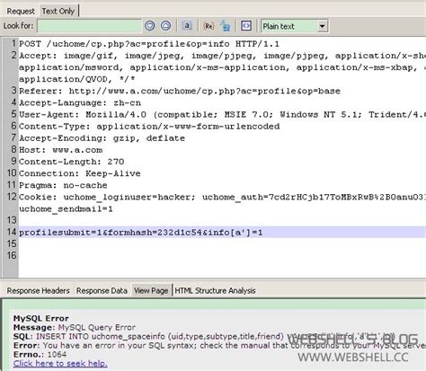 Mysql暴错注入的科普 1 Webshells Blog Mysql暴错注入的科普 1 Webshells Blog