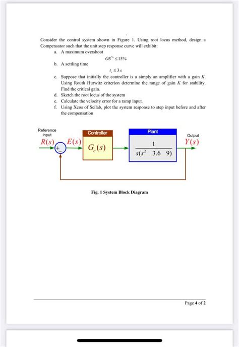 Solved Consider The Control System Shown In Figure Using Chegg
