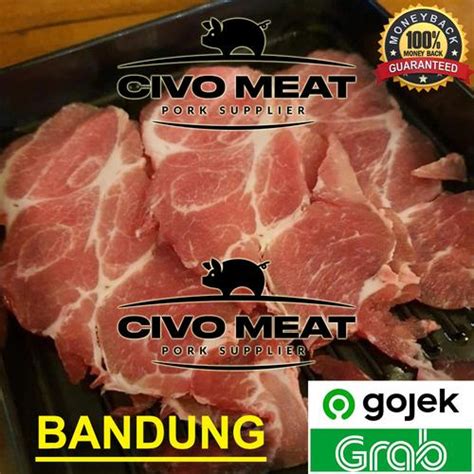 Jual Kapsim Babi Slice Tipis Daging Babi Slice 500g Kota Bandung