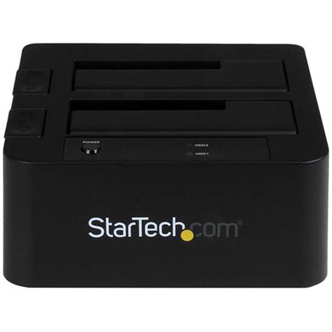 Startech Com Dual Bay Usb Sdock U Eb Tech America