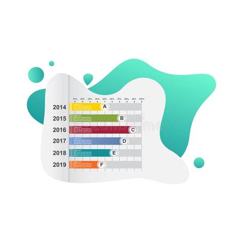 Bar Chart Graph Statistical Business Infographic In Gradient Fluid