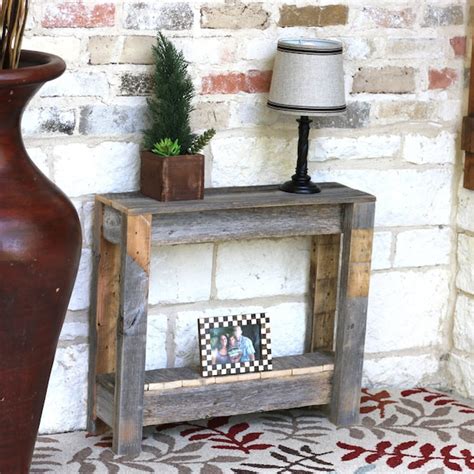 Rustic End Tables Etsy