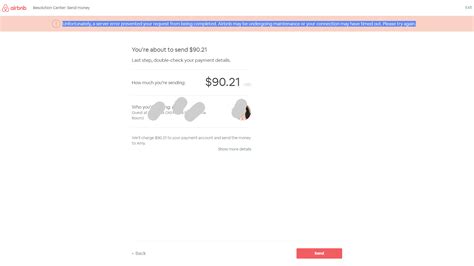 Airbnb Error Message Unfortunately A Server Er Airbnb Community