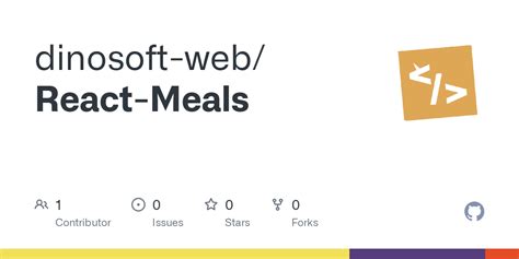 Github Dinosoft Webreact Meals