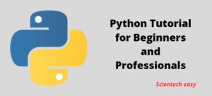 Python Tutorial Point For Beginners Scientech Easy