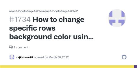 How To Change Specific Rows Background Color Using RowClasses Issue React Bootstrap