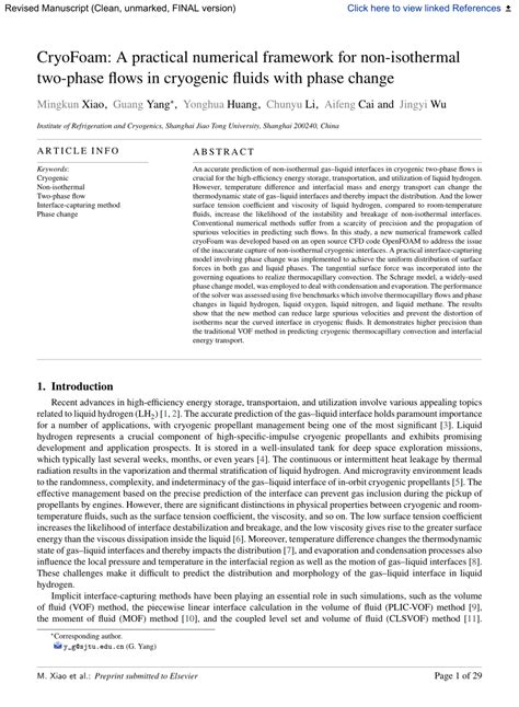 pdf cryofoam a practical numerical framework for non isothermal two
