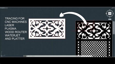 Tracing Design For CNC In AutoCAD Part 4 Urdu Hindi Cnc Cutting Design Autocad Cnc Furniture