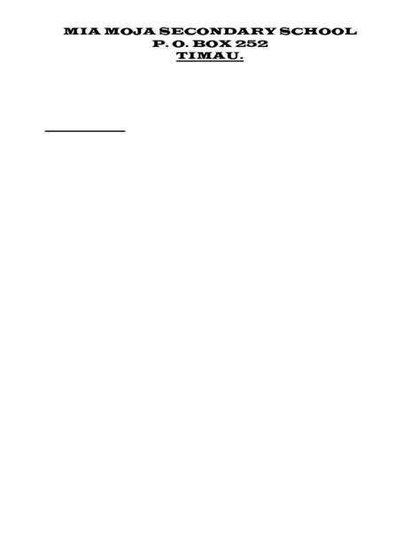 Physics Form 2 End Term 1 2024 Pdf Heat Technology And Engineering