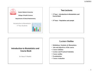 Fundamentals Of Biostatistics