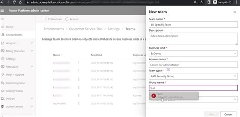 Associate A Business Unit With An Azure Ad Security Group All About