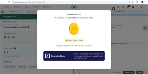 geekstreak2024 geekstreak2024 deutschebank coding potd