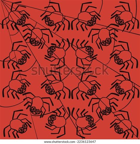 Spider Web Background Red Style Stock Illustration 2236123647 Shutterstock