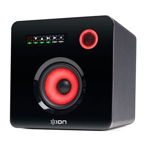 Disc Ion Flash Cube Portable Speaker With Lighting Effects At Gear4music
