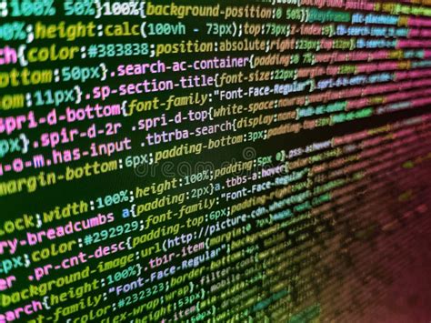 Programming Coding Source Code Screen Stock Image Image Of Arduino Design 54486881