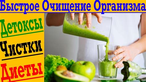 Как быстро очистить организм!? Лучшие детоксы, чистки, диеты! - YouTube