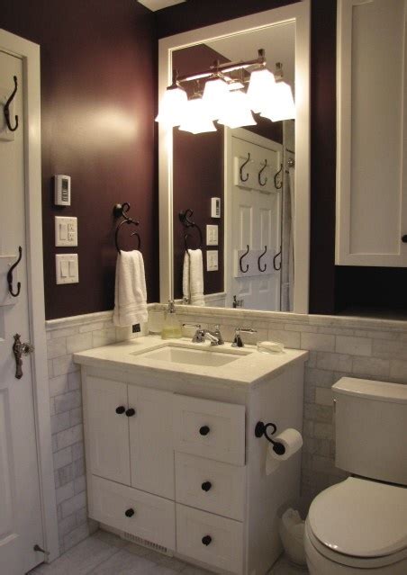 Brown Bathroom Cabinets Design Ideas