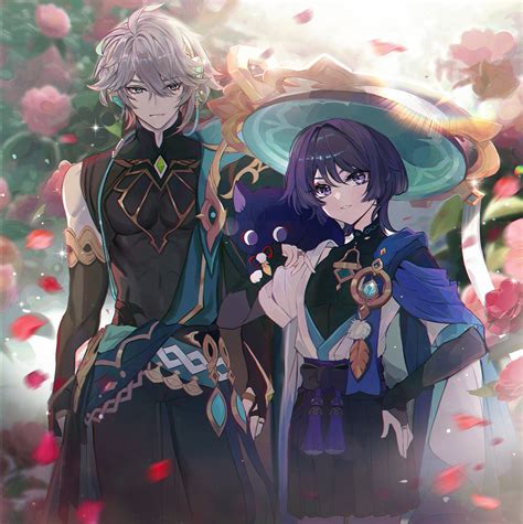 Scaramouche Wanderer And Alhaitham Genshin Impact Drawn By Veryslow Zzzpin Danbooru