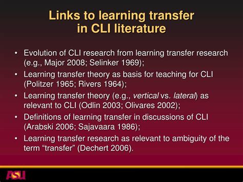 Ppt Cross Linguistic Influence Cli And Transfer Of Learning Powerpoint Presentation Id321336