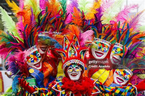 People Wearing Costumes Take Part In Barranquilla Carnival In News